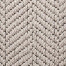 Isabella Herringbone Colour Azure - Rich Blue Textured Loop Pile Wool ...