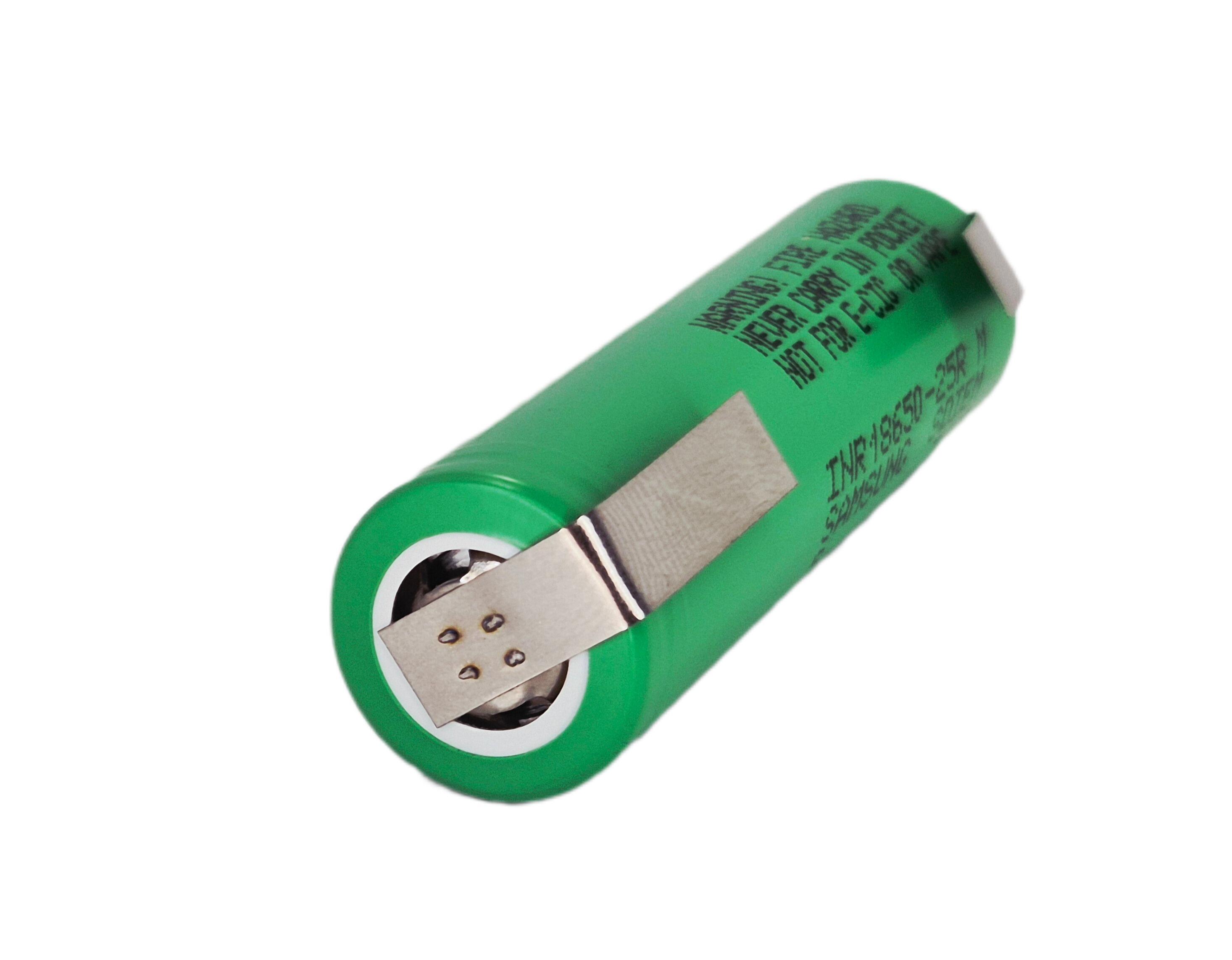 Samsung 25R Li-Ion Tagged Rechargeable Battery 18650 3.7 V 2500mAh ...