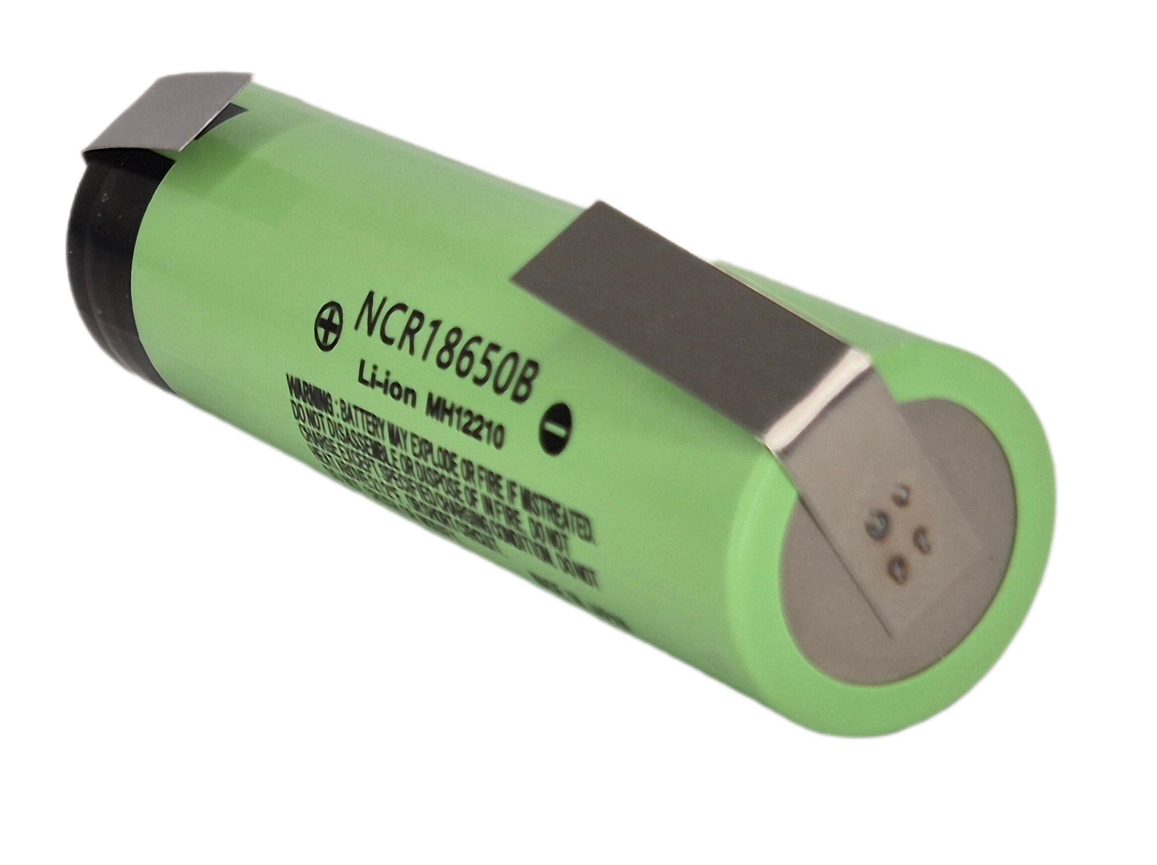 Panasonic NCR18650B Green Li-Ion 18650 Tagged Rechargeable Battery with ...