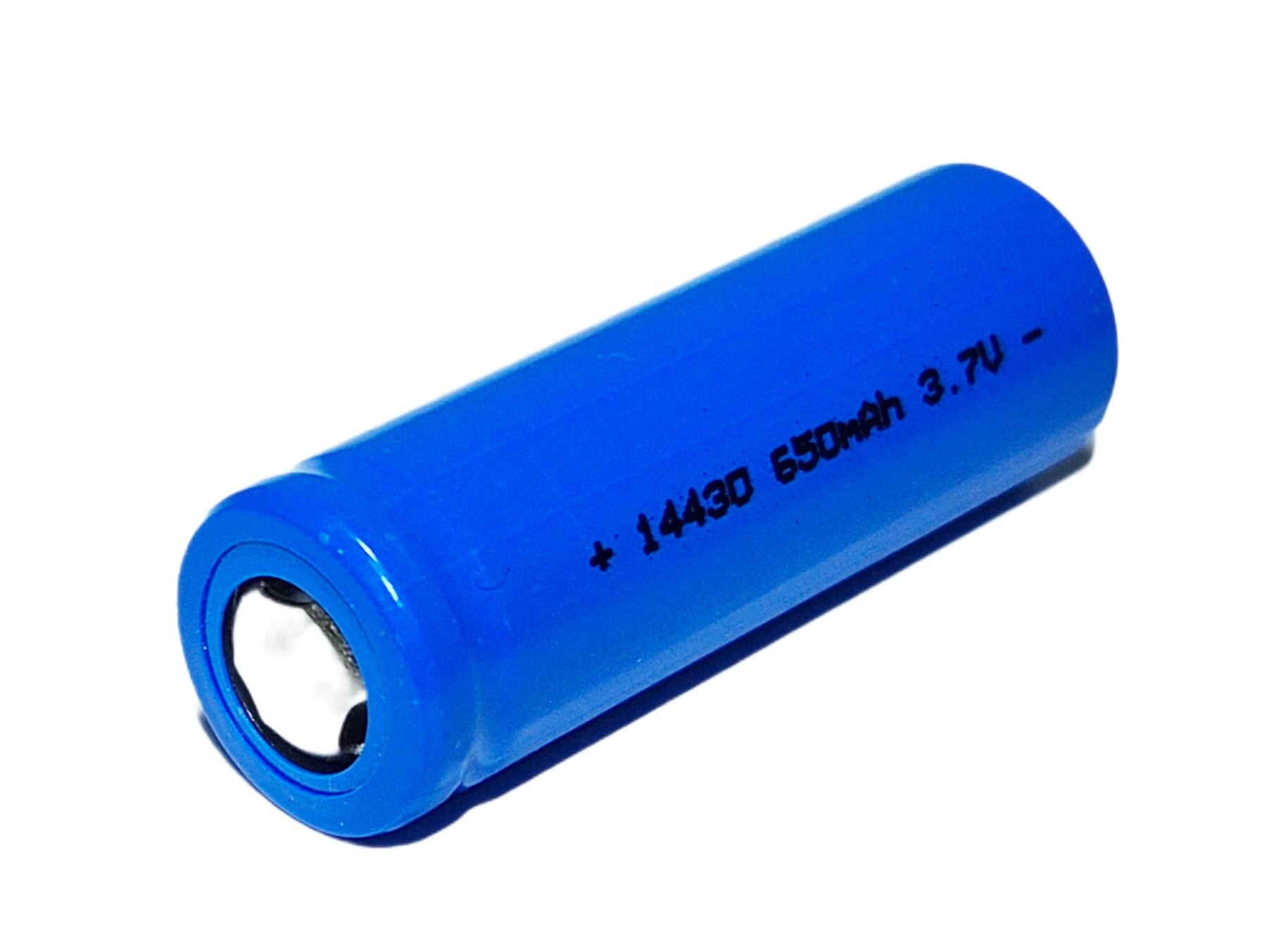 Lithium Li-Ion 3.7V 14430 4/5AA 650mAh Rechargeable Battery