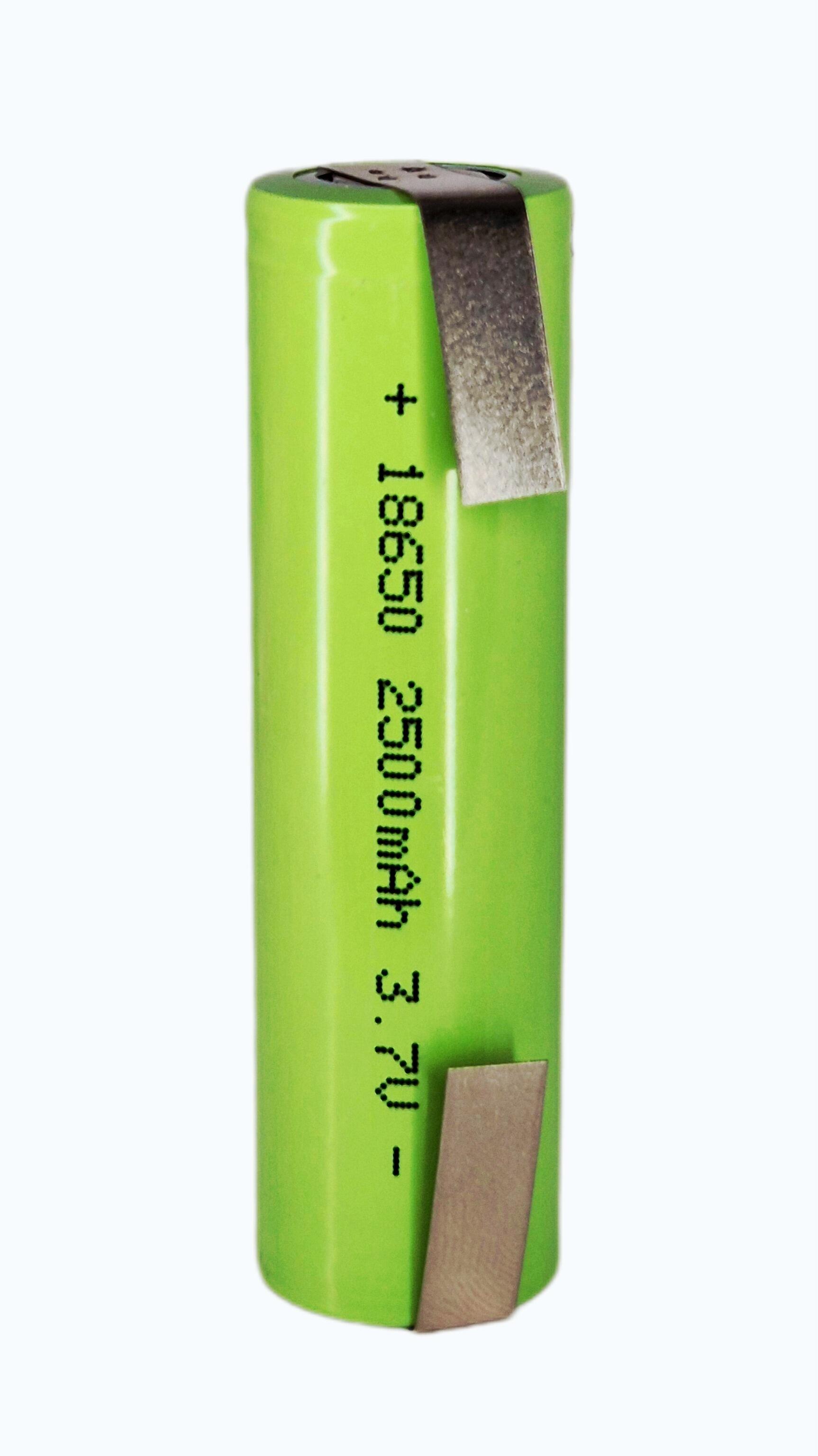 18650 Li-Ion Tagged Rechargeable Battery - 3.7 V 2500 mAh 9.25Wh ...