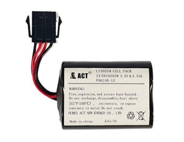 Visonic Siren Battery MCS-740, SR-740 PG2, PowerMax Bell Box 2XER18505M