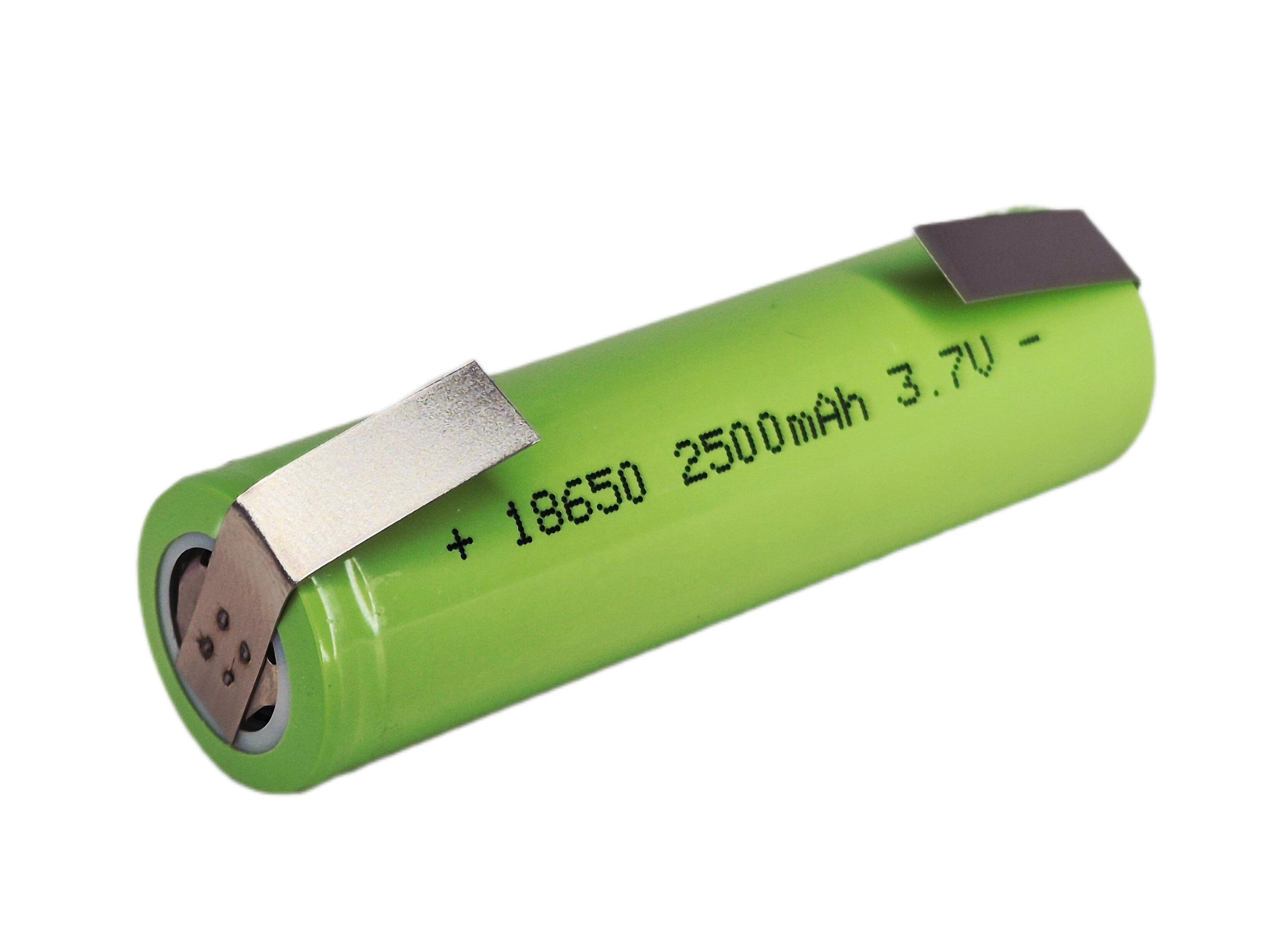 18650 Li-Ion Tagged Rechargeable Battery - 3.7 V 2500 mAh 9.25Wh ...