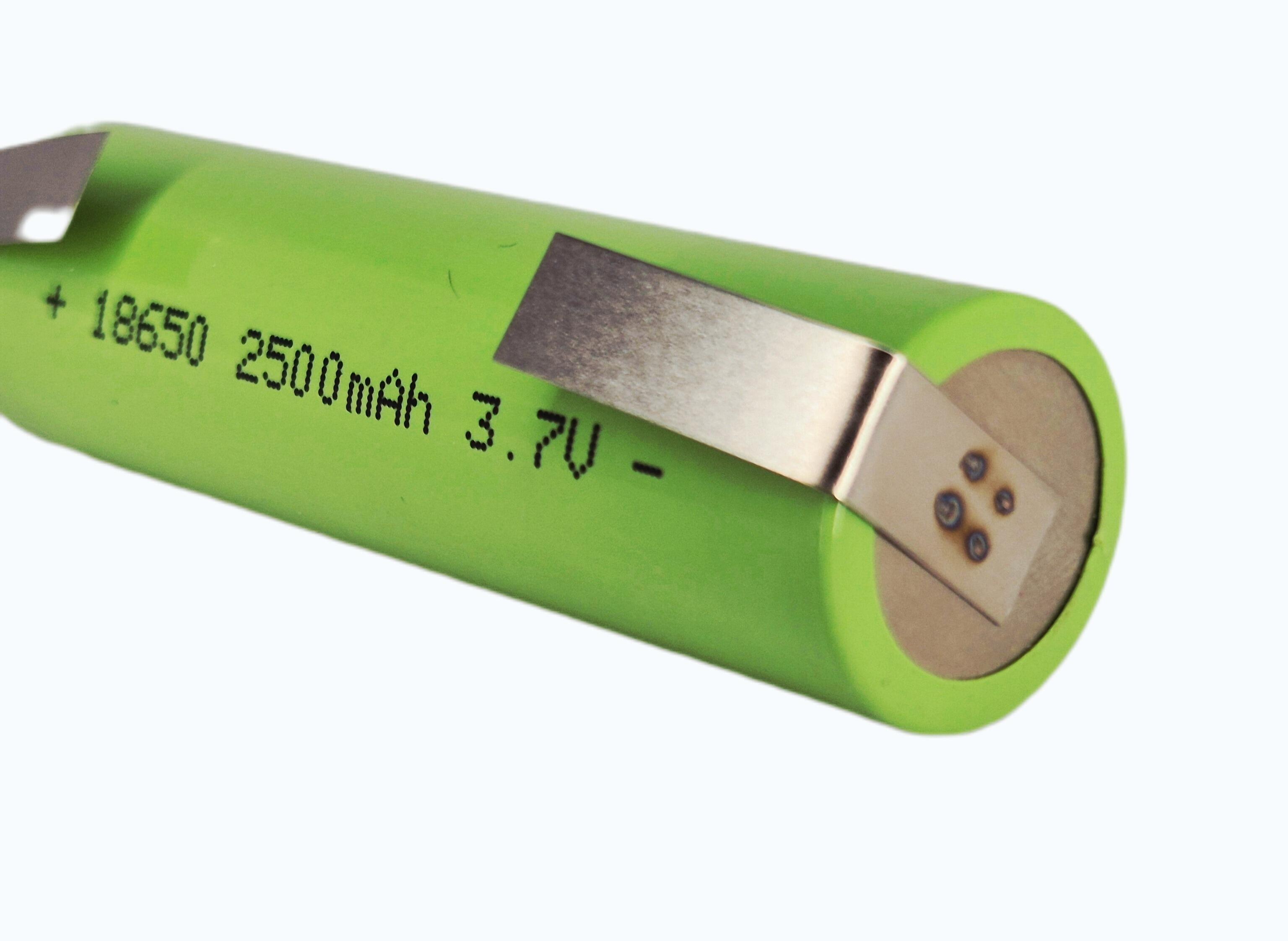 18650 Li-Ion Tagged Rechargeable Battery - 3.7 V 2500 mAh 9.25Wh ...