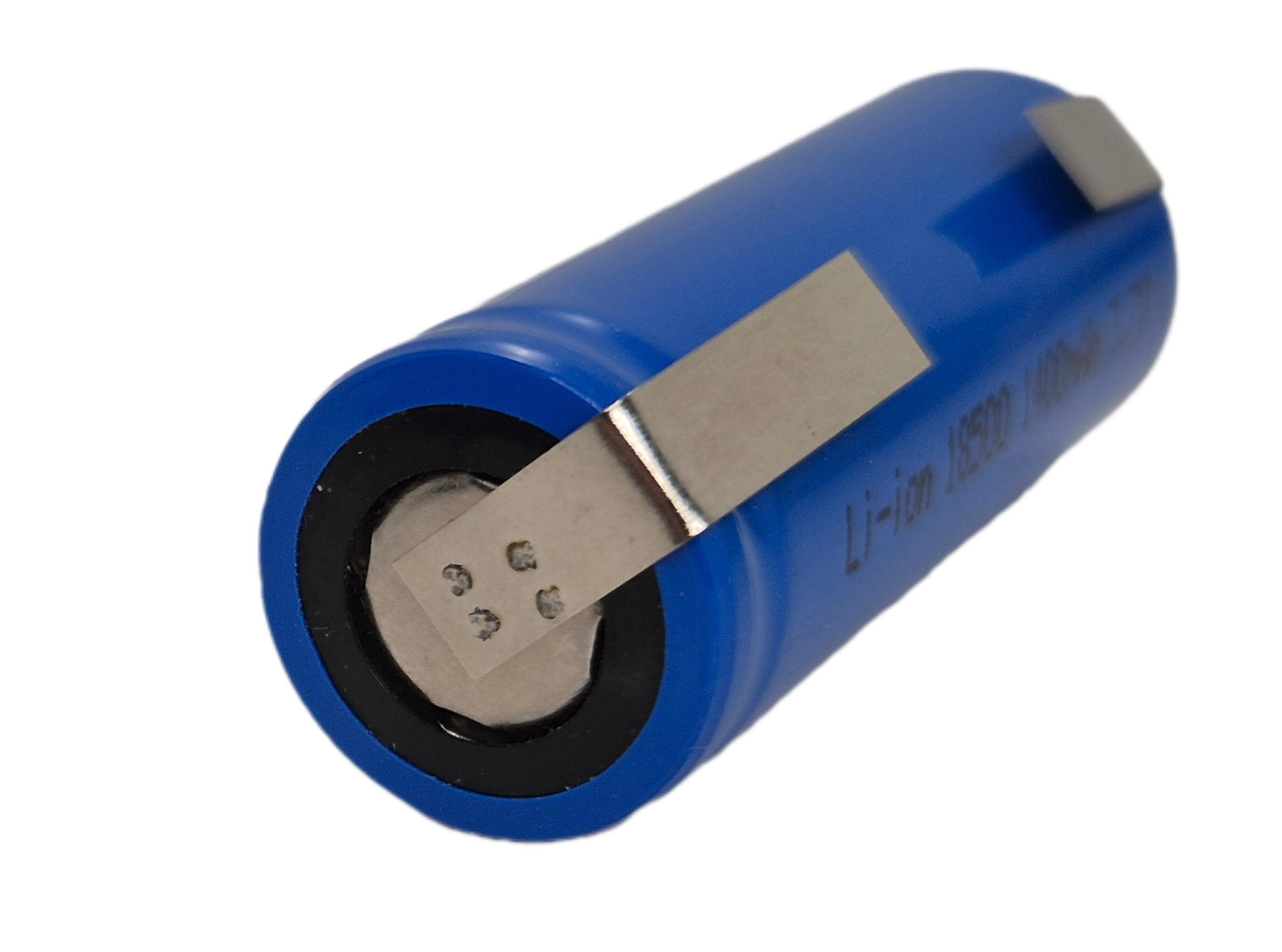 18500 Li-Ion Tagged Rechargeable Battery - 3.7V 1400mAh 5.18Wh Lithium ...