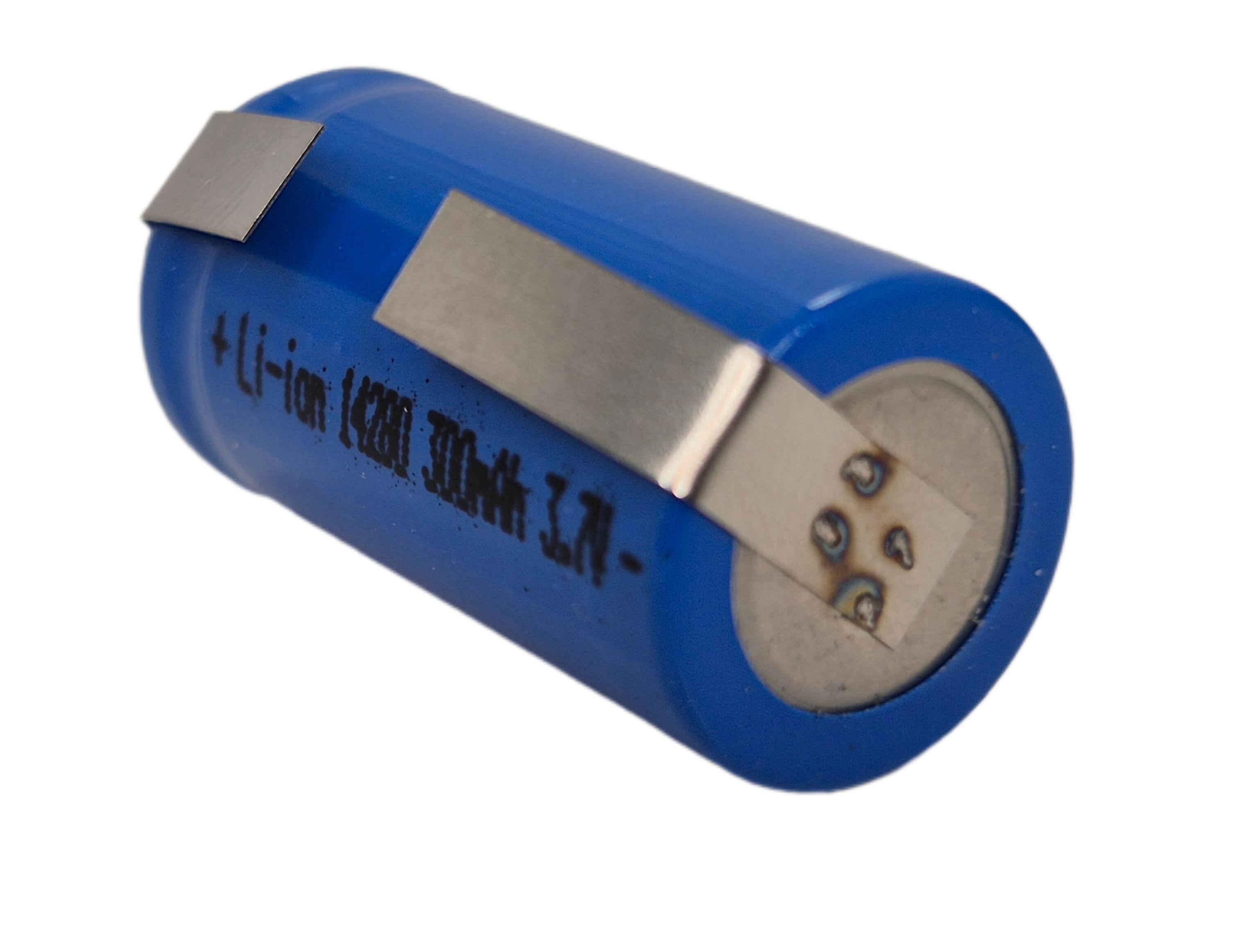 14280 Li-Ion Tagged Rechargeable 2/3AA Battery - 3.7V 300mAh 1.11Wh ...