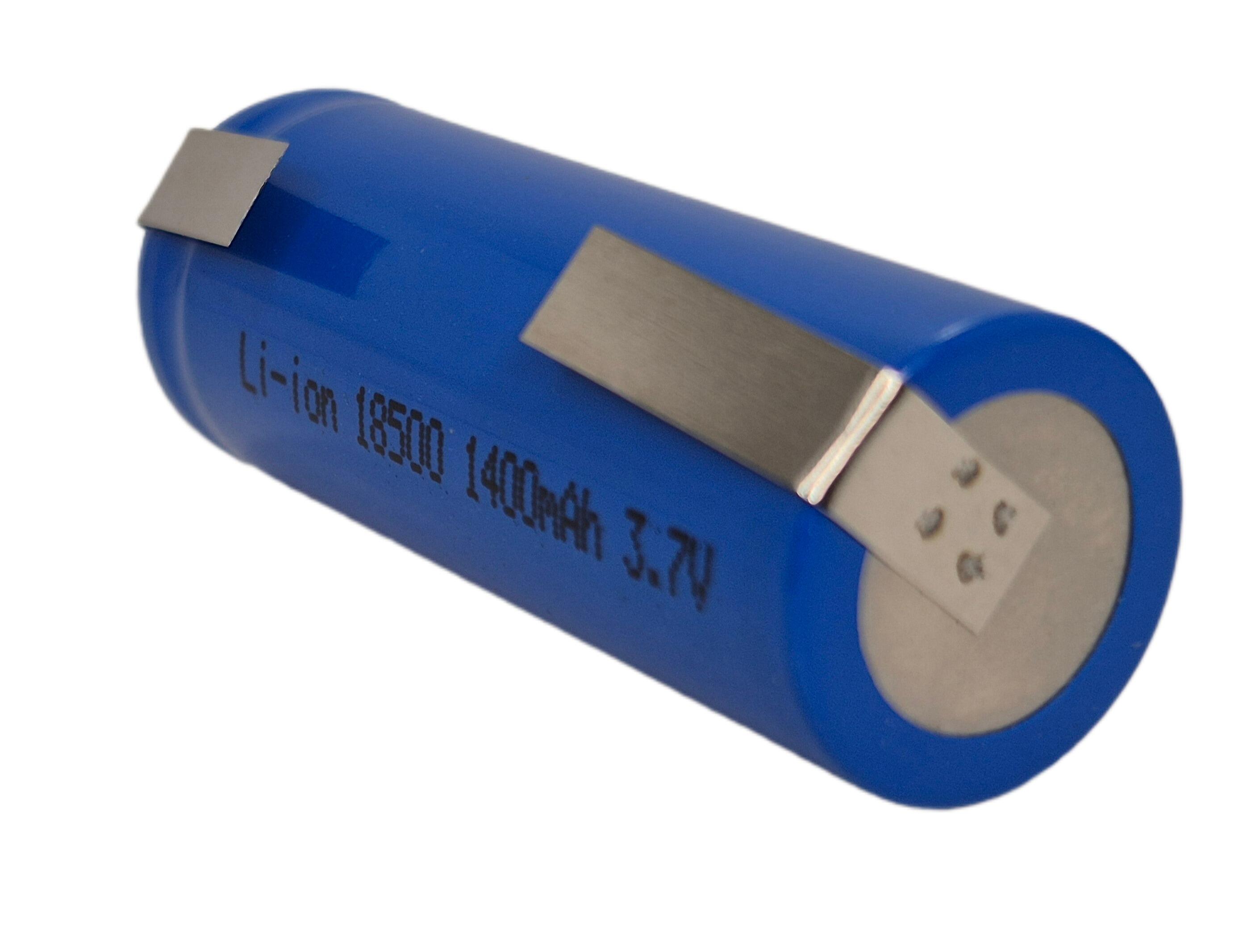 18500 Li-Ion Tagged Rechargeable Battery - 3.7V 1400mAh 5.18Wh Lithium ...