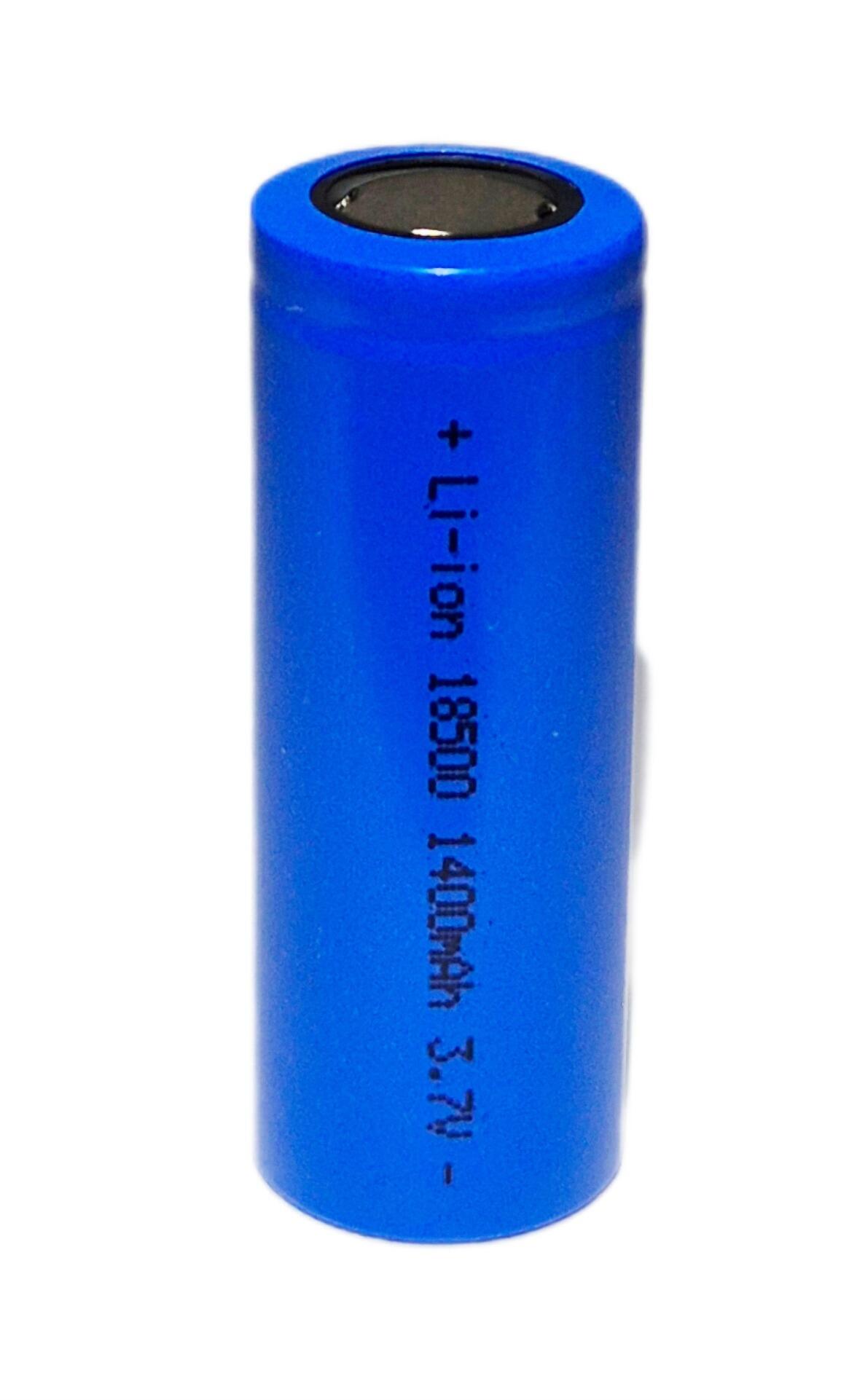Li-Ion 3.7V 18500 1400mAh Rechargeable Battery