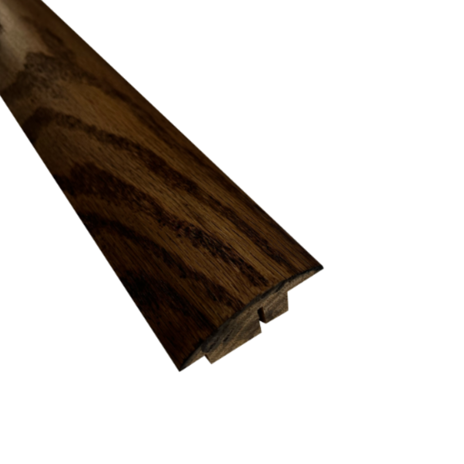 Light Walnut Stain Solid Oak Carpet Semi Ramp Reducer Threshold Profile ...