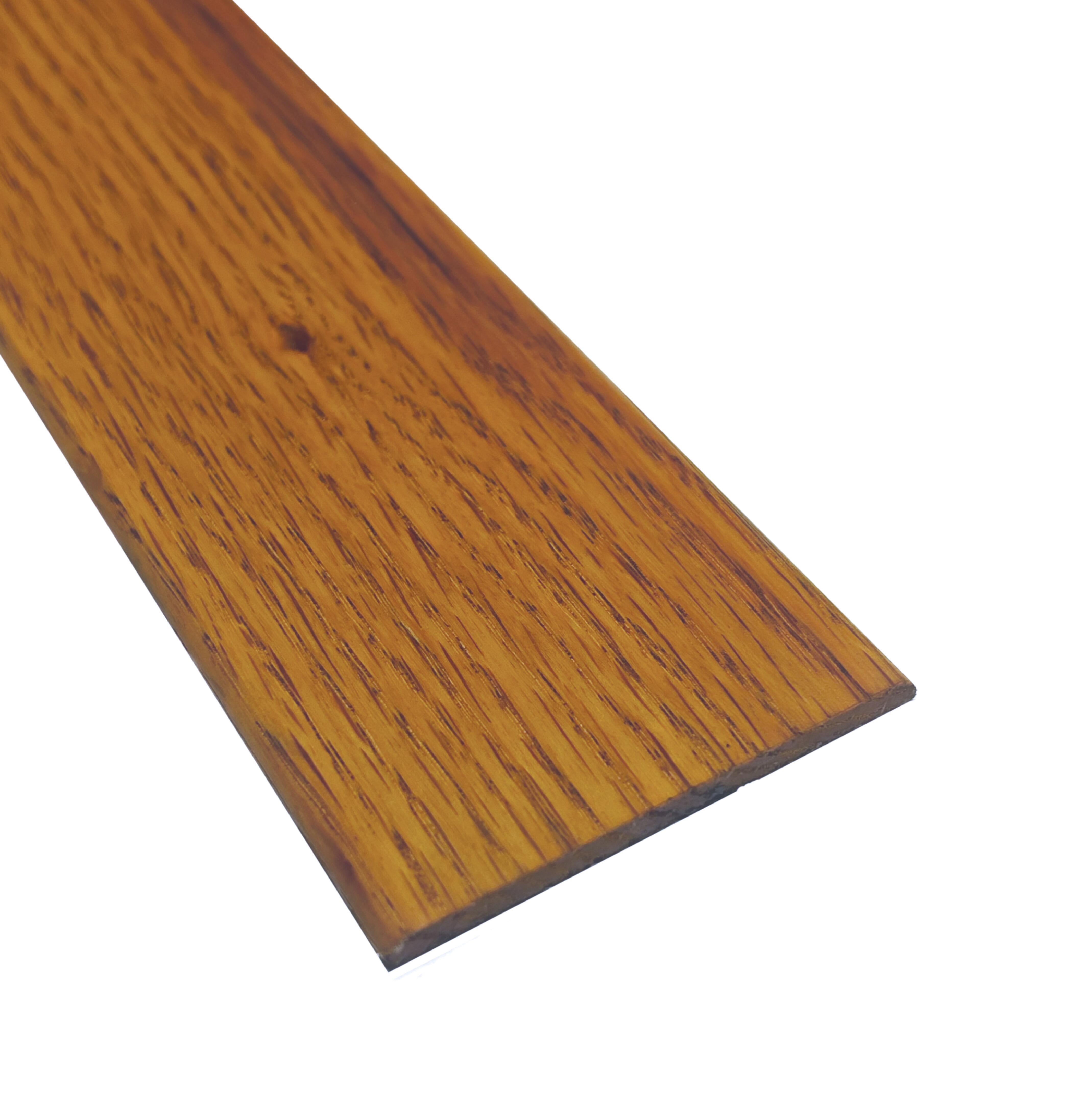 Golden Solid Oak Flat Cover Strip, Beading, Edging and Transition ...