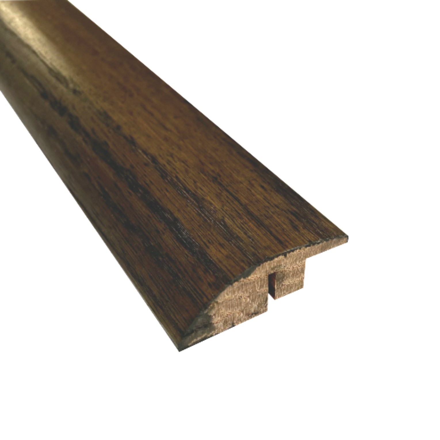 Dark Brown Solid Oak R Ramp Reducer Threshold Profile & Door Bar ...