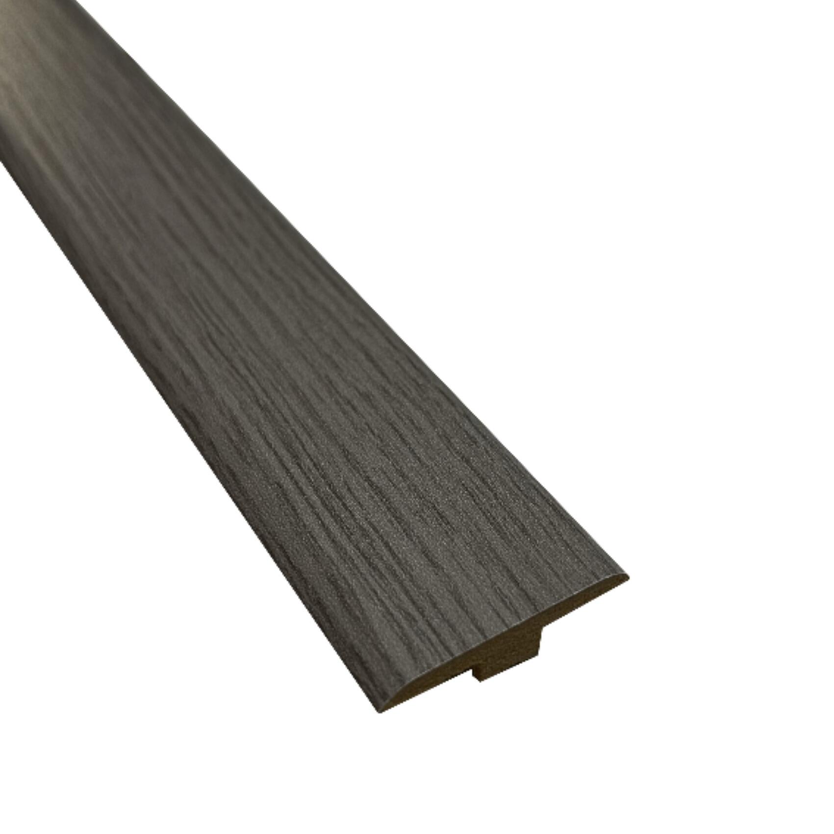 Dark Grey T Section Transition Profile Door & Threshold Bar for 7mm to ...