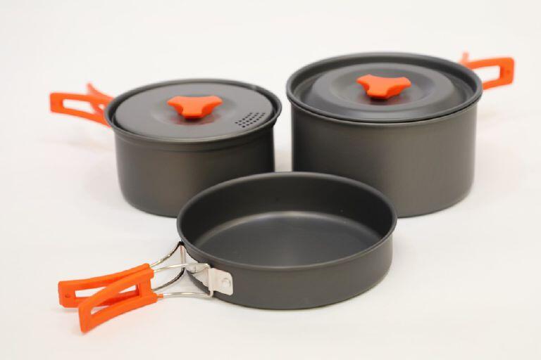 Vango Hard Anodised 2 Person Cook Kit Cookware Outdoor Trekking Essential
