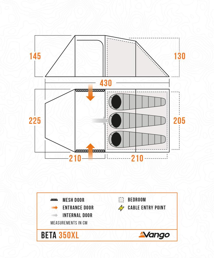 Vango Beta 350XL Tent