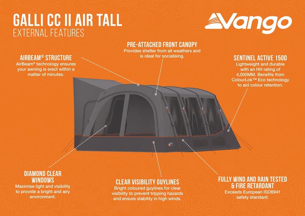 Vango Galli CC II Air Tall Drive Away Awning