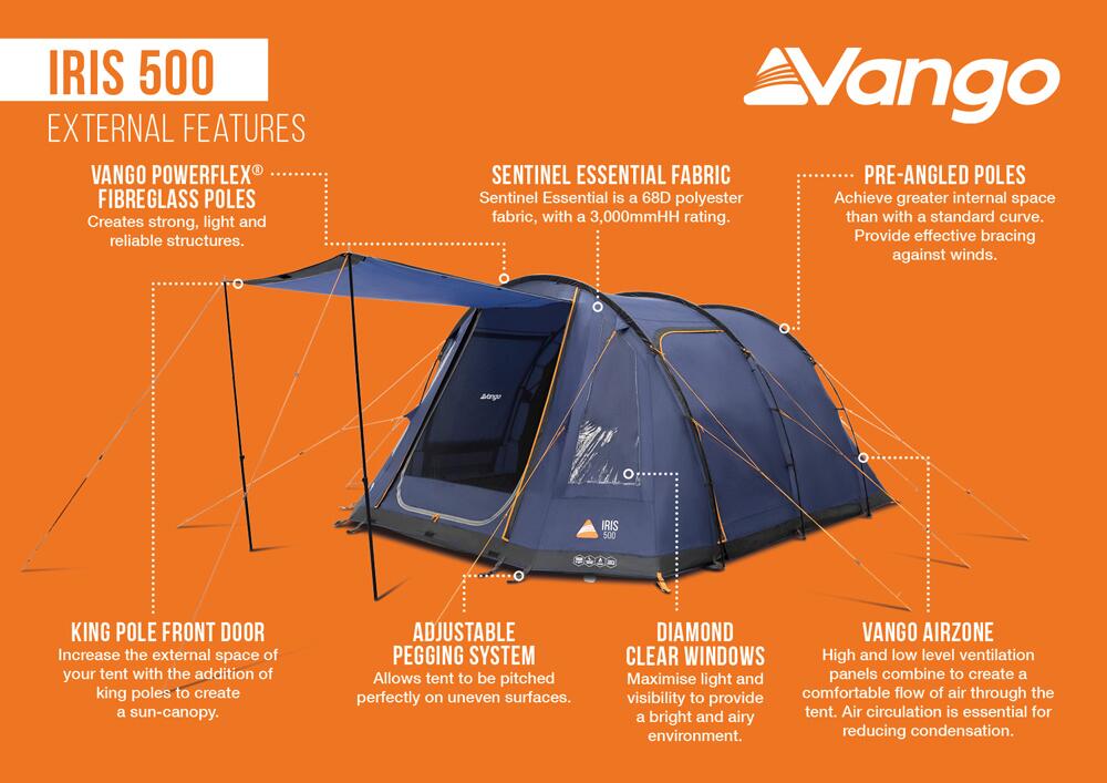 Vango Iris 500 Family Tent