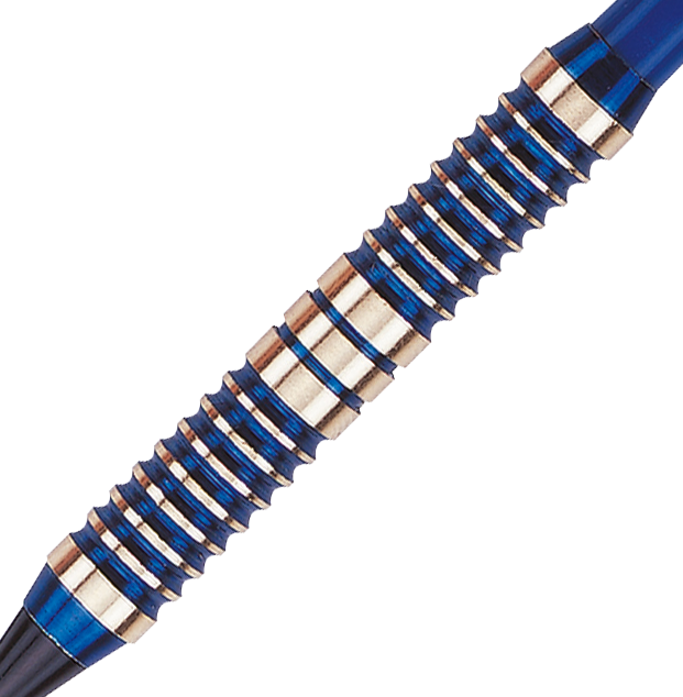 Unicorn 16G Barney Blue Brass Raymond Van Barneveld Soft Tip Darts Set ...