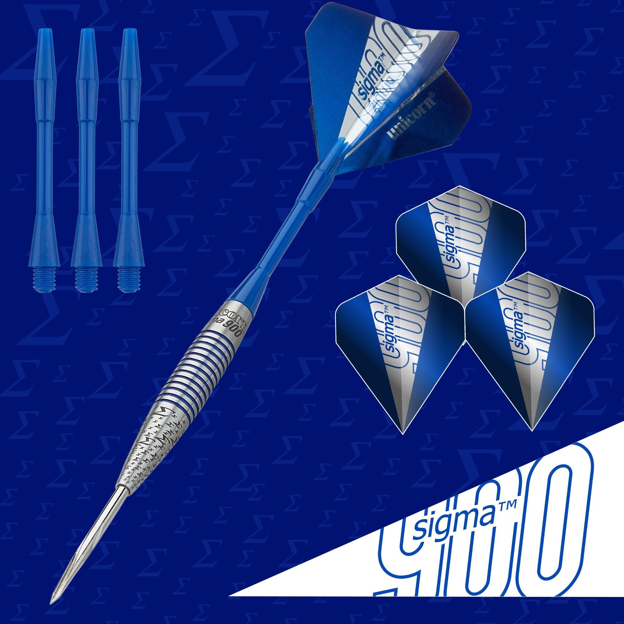 Unicorn Sigma 900 Steel Tip 90% Tungsten Darts Set rrp £74.00 - Only £ ...