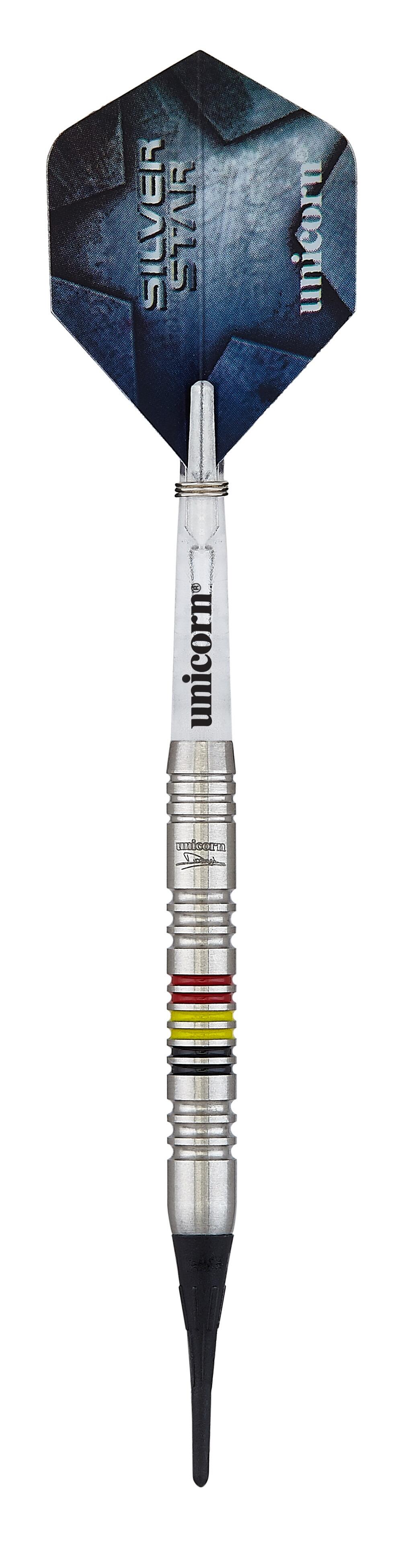 Unicorn Silver Star Dimitri Van Den Bergh Soft Tip 2022 Edition Darts ...