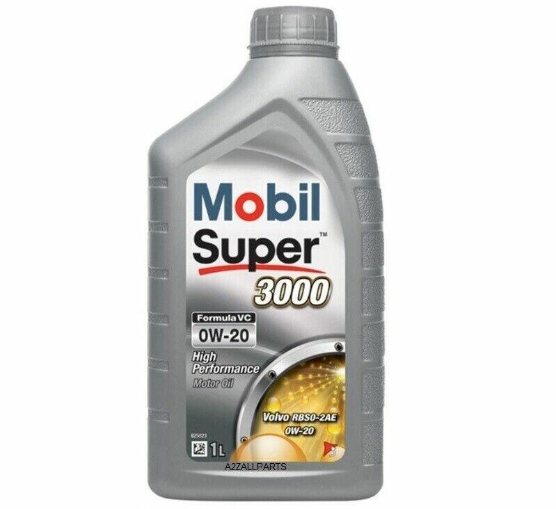 FITS Volvo 0W-20 Car Van Mobil Super 3000 0W20 1L Formula VC Engine ...