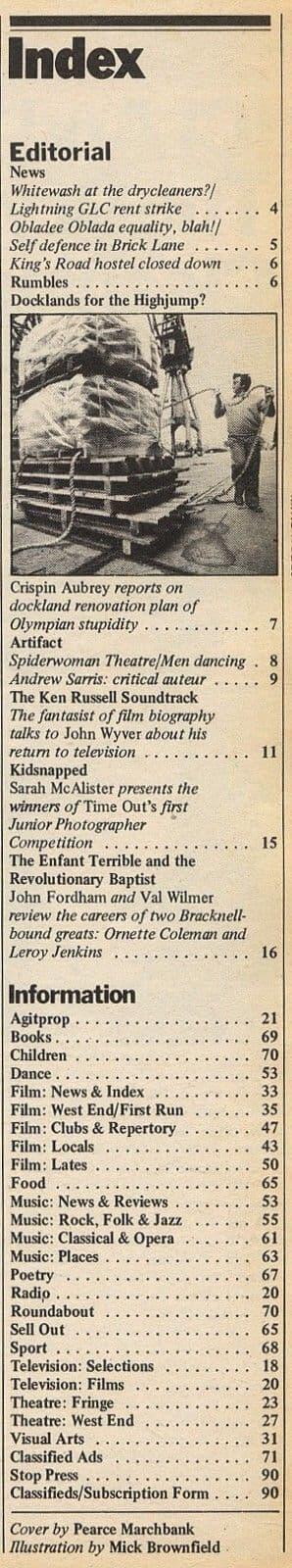 Time Out Magazine No 431 July 7-13 1978 Ken Russell Ornette Coleman ...