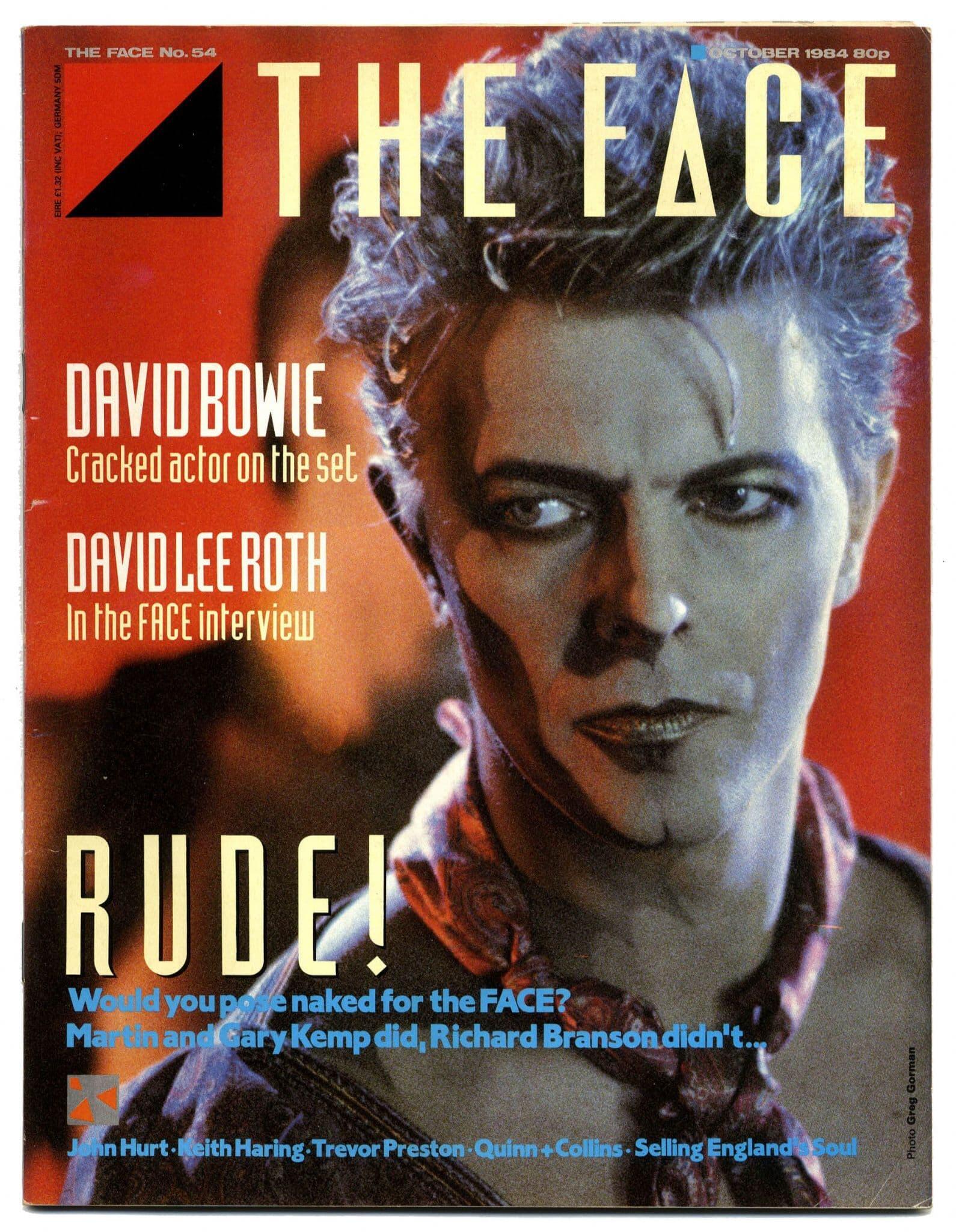 The Face Magazine No 54 October 1984 David Bowie David Lee Roth Keith Haring