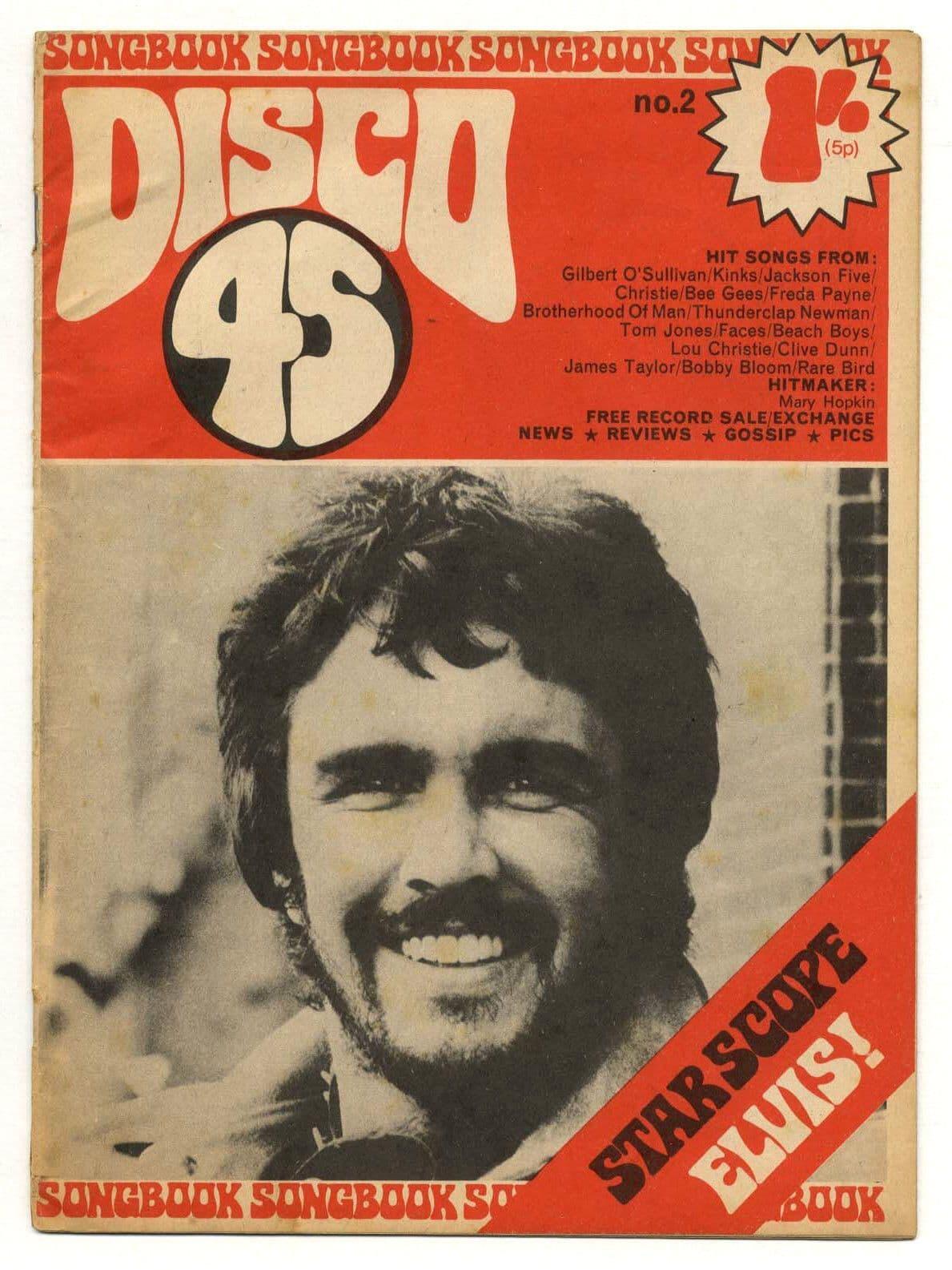 Disco 45 Magazine No 2 Keith Moon The Who Mary Hopkin Christie January 1971