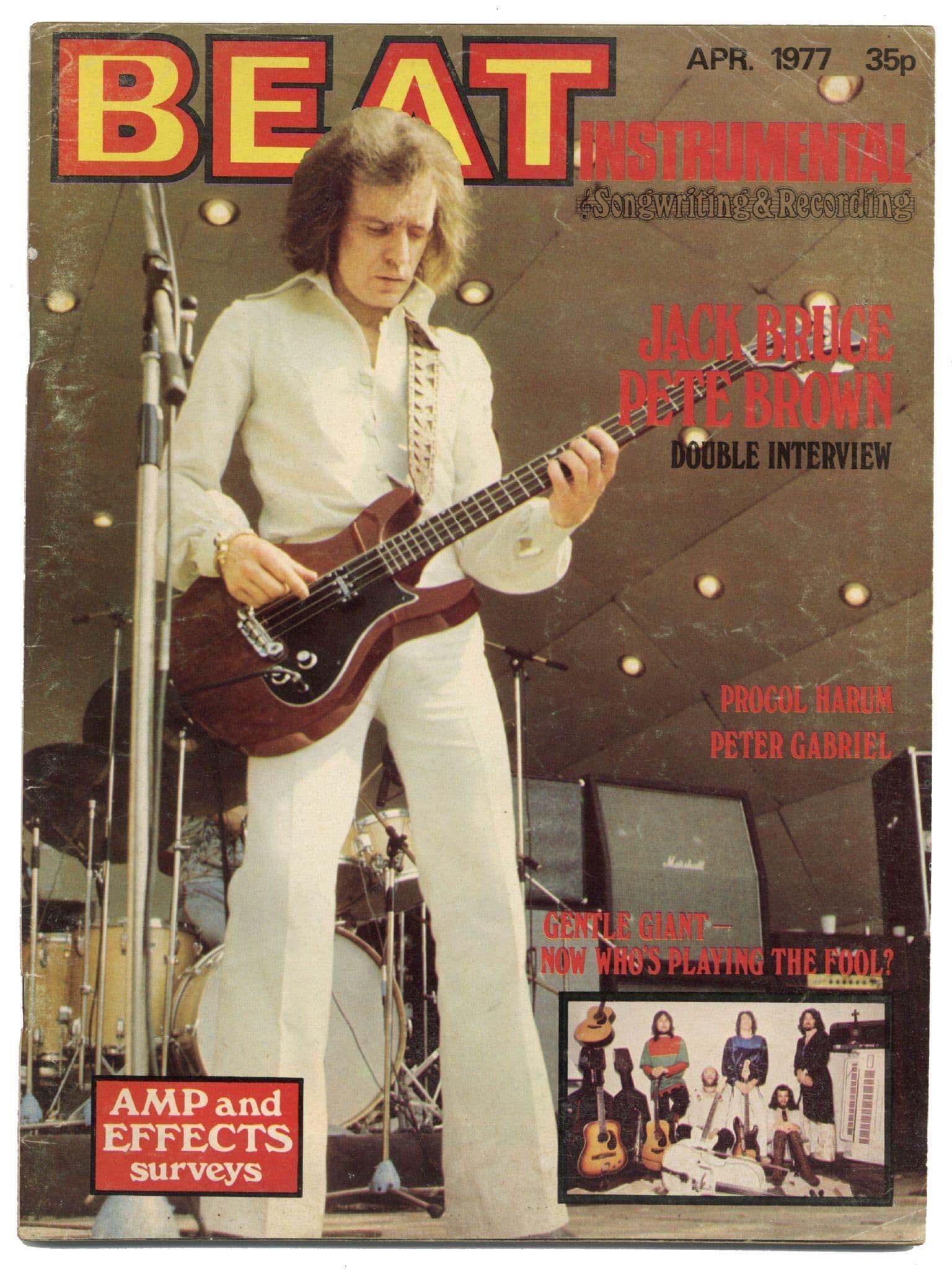 Beat Instrumental Magazine April 1977 Jack Bruce Pete Brown Beatles ...