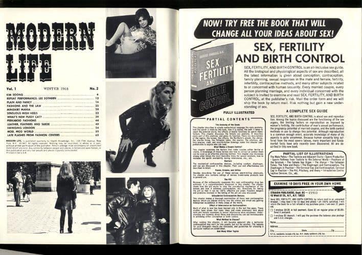 MODern Life Illustrated Magazine Vol 1 No 2 Miniskirt mania Mod Mod World