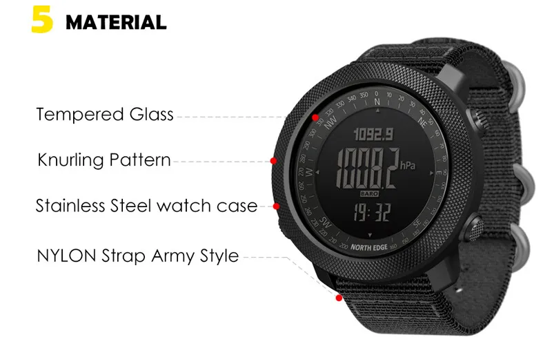 North Edge Apache Tactical Watch - Exclusive offers at Threadz Store ...