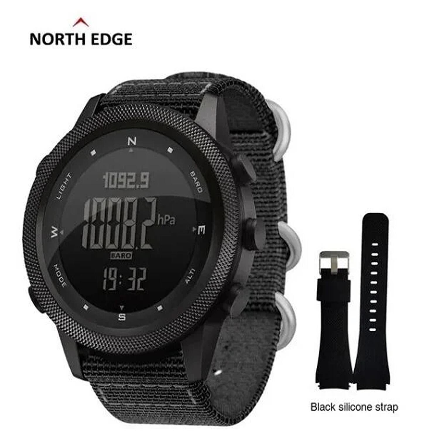 North Edge Apache 46 Watch, Barometer, Waterproof, Altimeter and ...