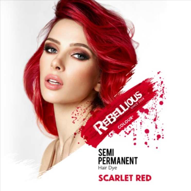 Scarlet Red | Rebellious Hair Dye | Vegan-Friendly