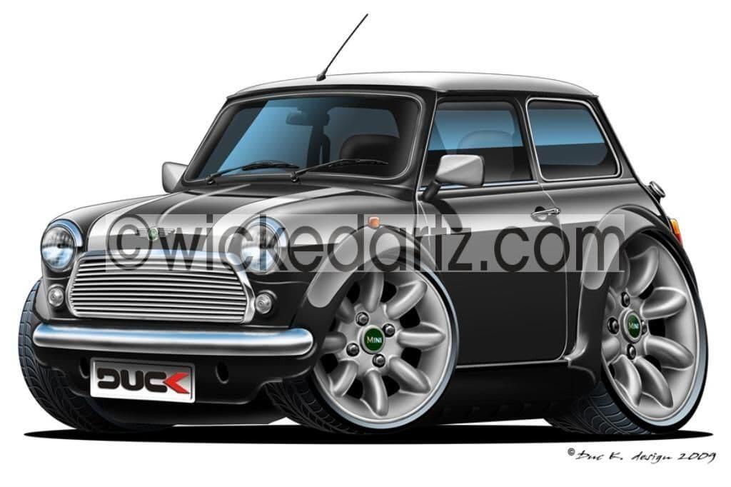 Classic Mini Cooper Black DK Items from 950