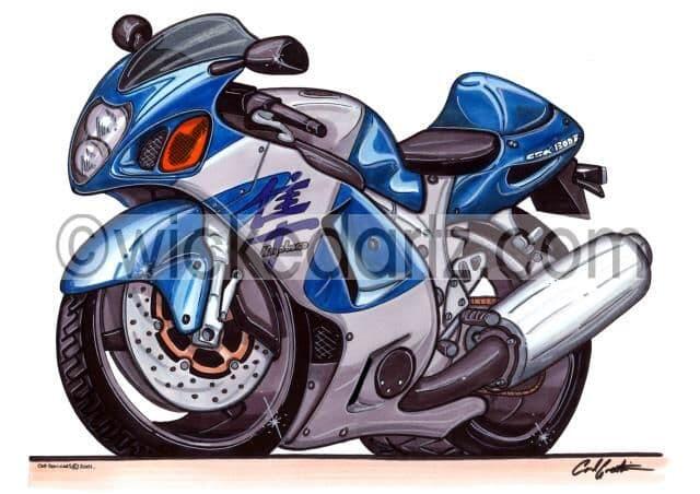 Suzuki Hayabusa Blue Items from 950