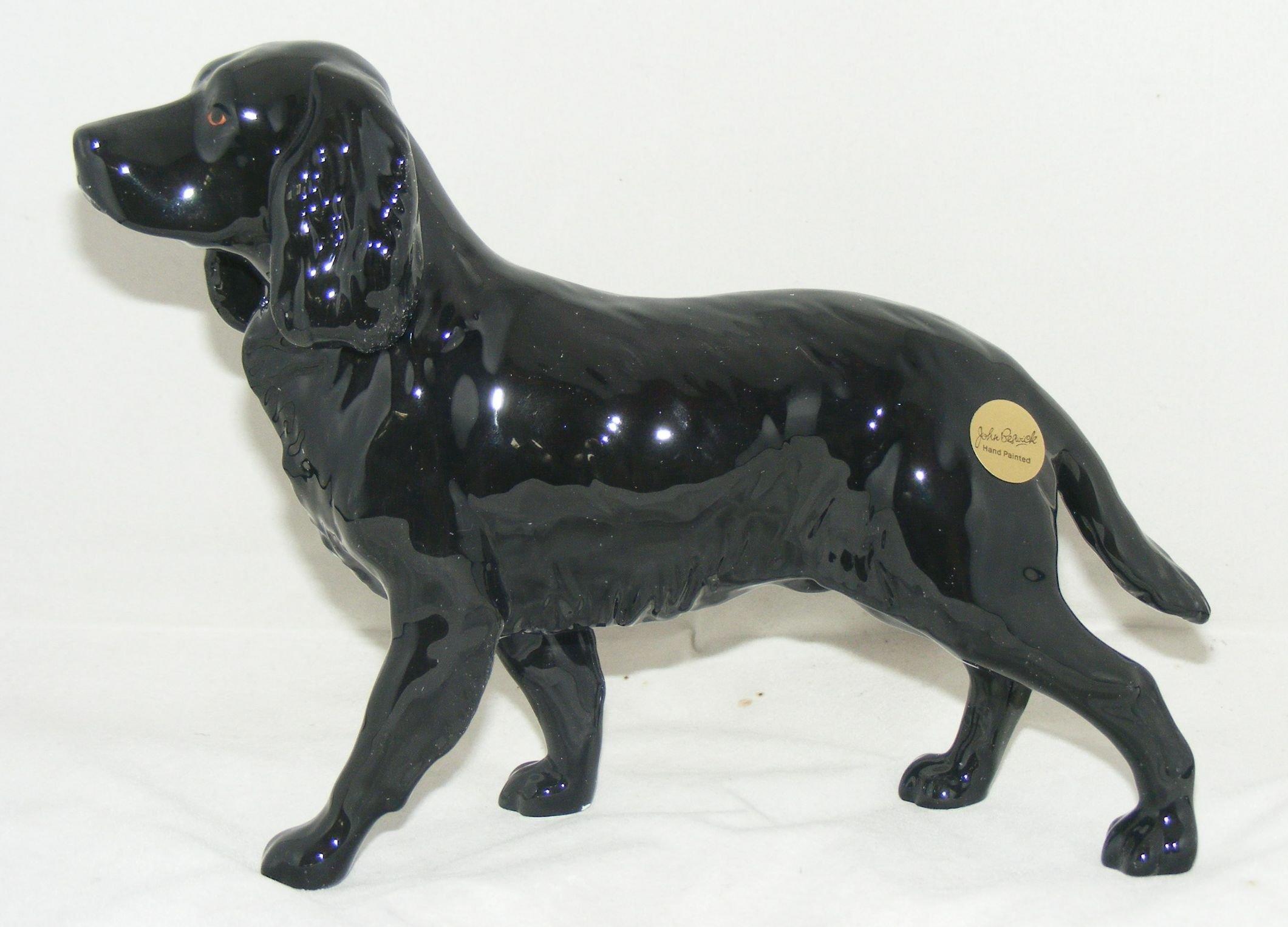 John Beswick Connoisseur Collection Cocker Spaniel Dog Black JBCOD6
