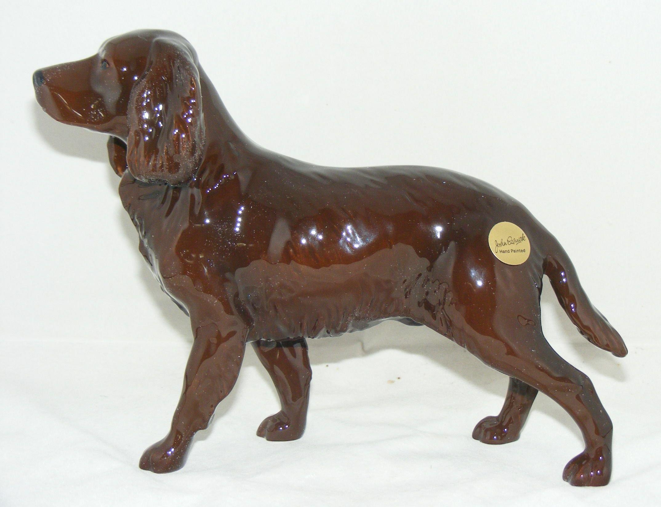 John Beswick Connoisseur Collection Cocker Spaniel Dog Chocolate JBCOD8