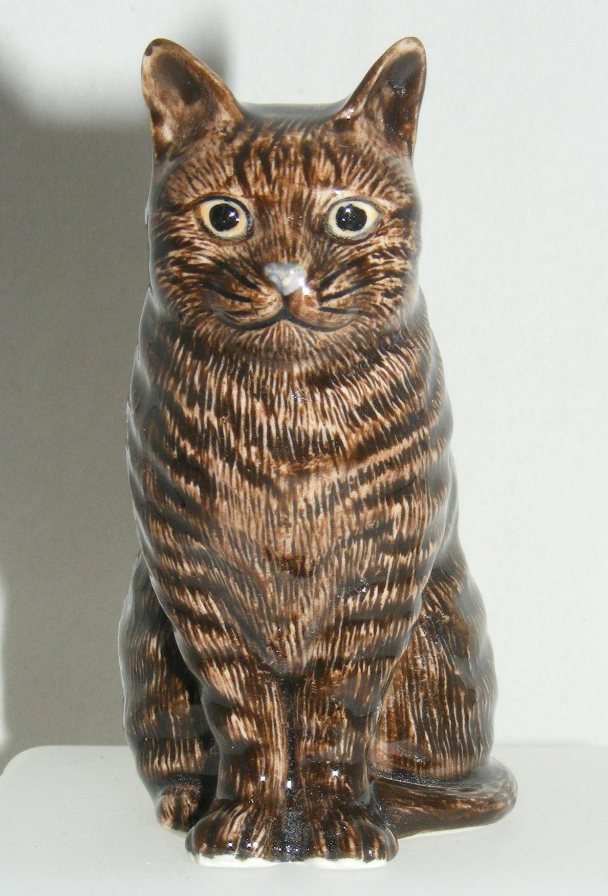 Quail Ceramics Animal Figure Moggie (Cat) "Clementine" 3" 743