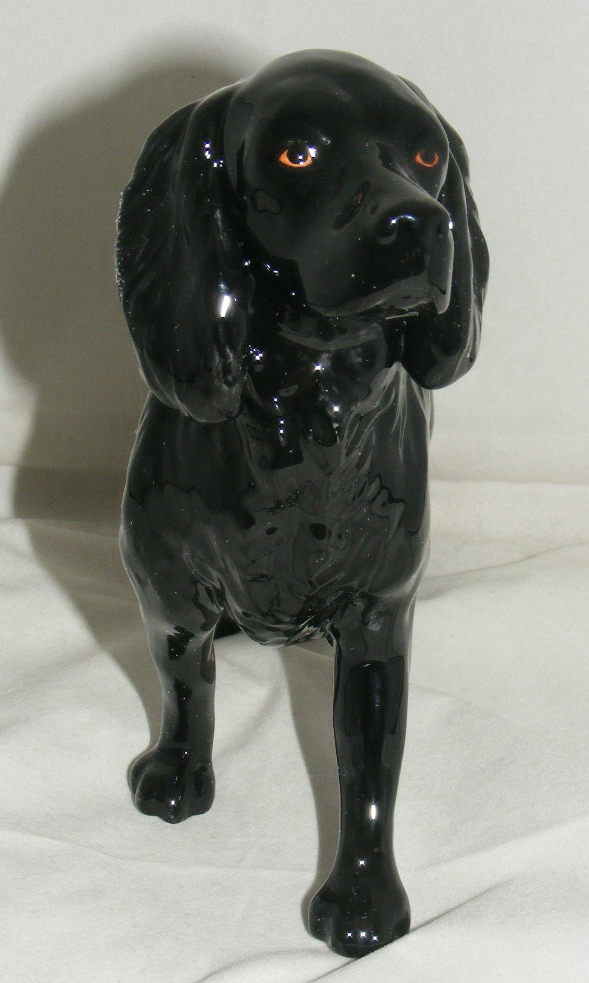 John Beswick Connoisseur Collection Cocker Spaniel Dog Black JBCOD6