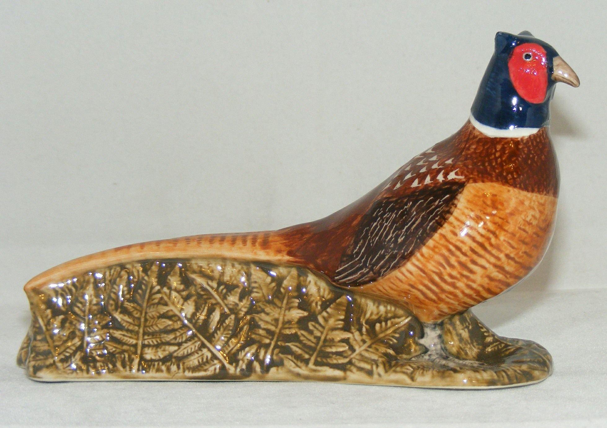 Quail Ceramics Bird Figure Pheasant Cock 766