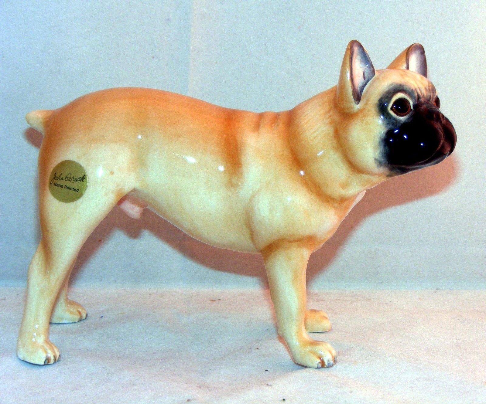 John Beswick Pampered Pooch Dog Figure French Bulldog Fawn JBPP1