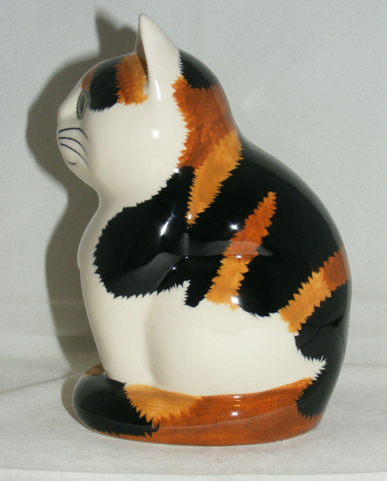 Quail Ceramics Moggie (Cat) "Splodge" Money Box