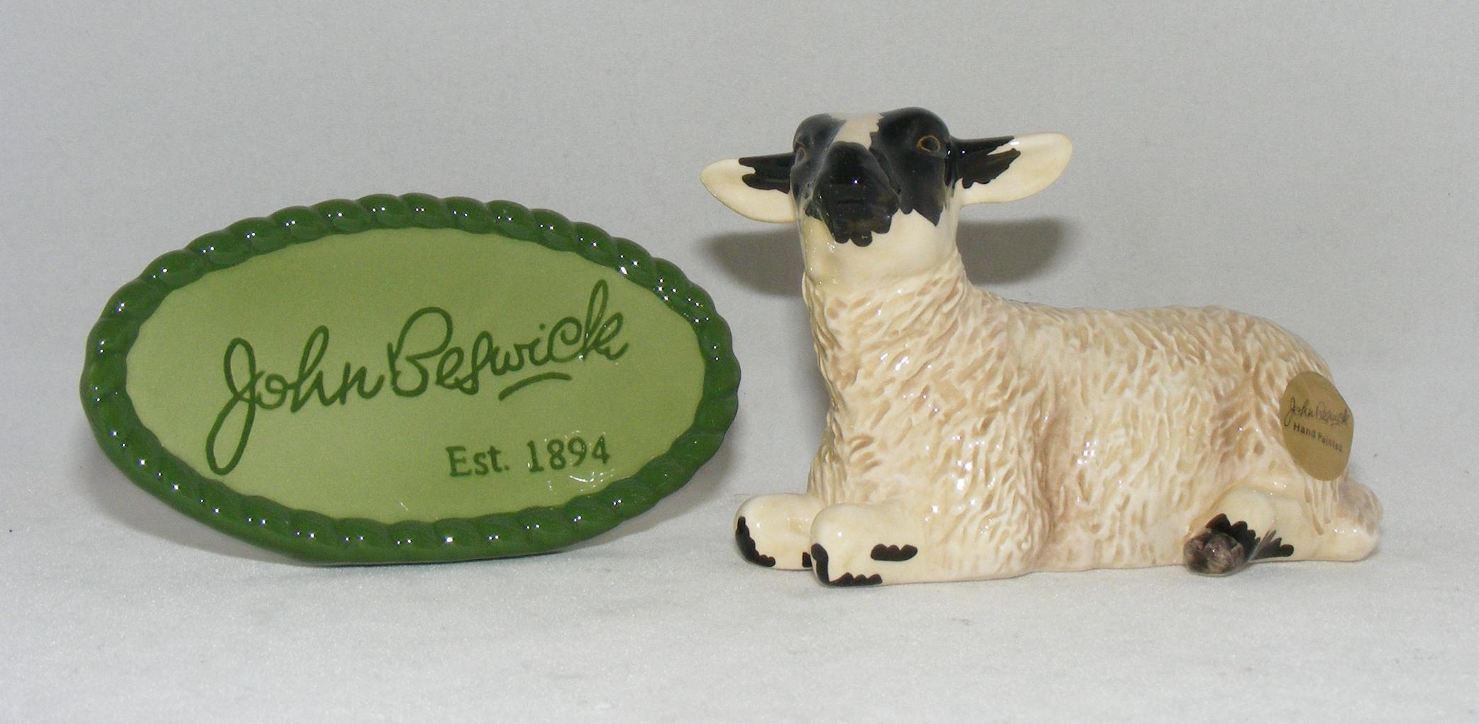 John Beswick Animal Figure Black Faced Lamb JBF78