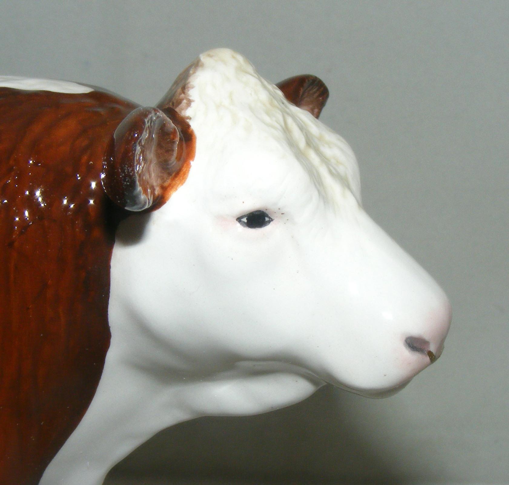 John Beswick Animal Figure Hereford Bull Polled JBF87