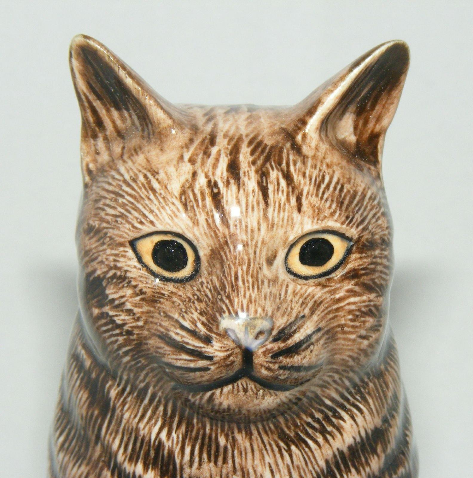 Quail Ceramics Animal Figure Moggie (Cat) "Clementine" 4" 743