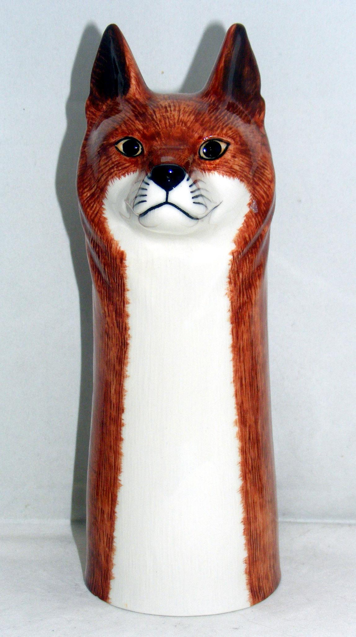 Quail Ceramics Fox Flower Vase Medium 894