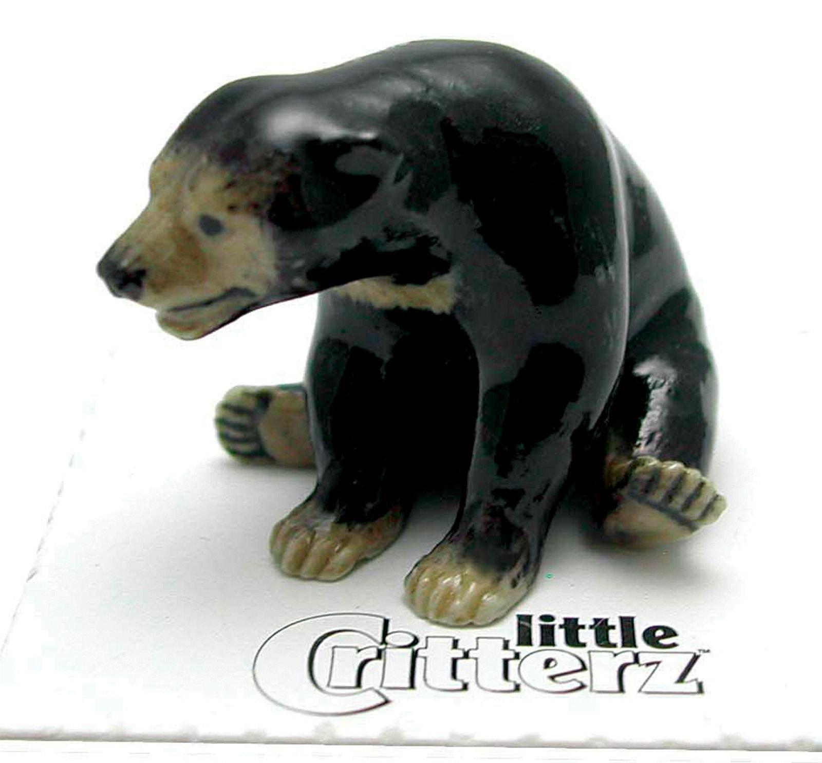 Little Critterz Miniature Porcelain Animal Figure Sun Bear "Malaya" LC929