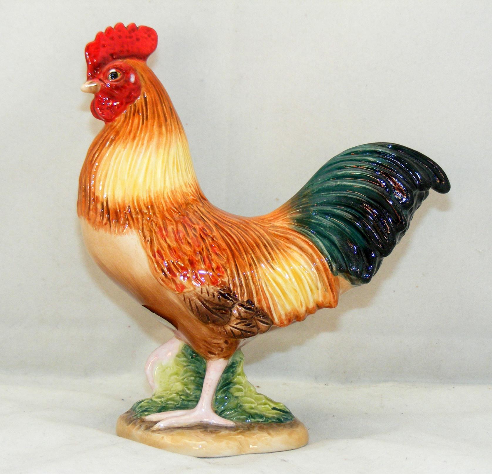 John Beswick Animal Figure Cockerel Rhode Island Red JBB13RI