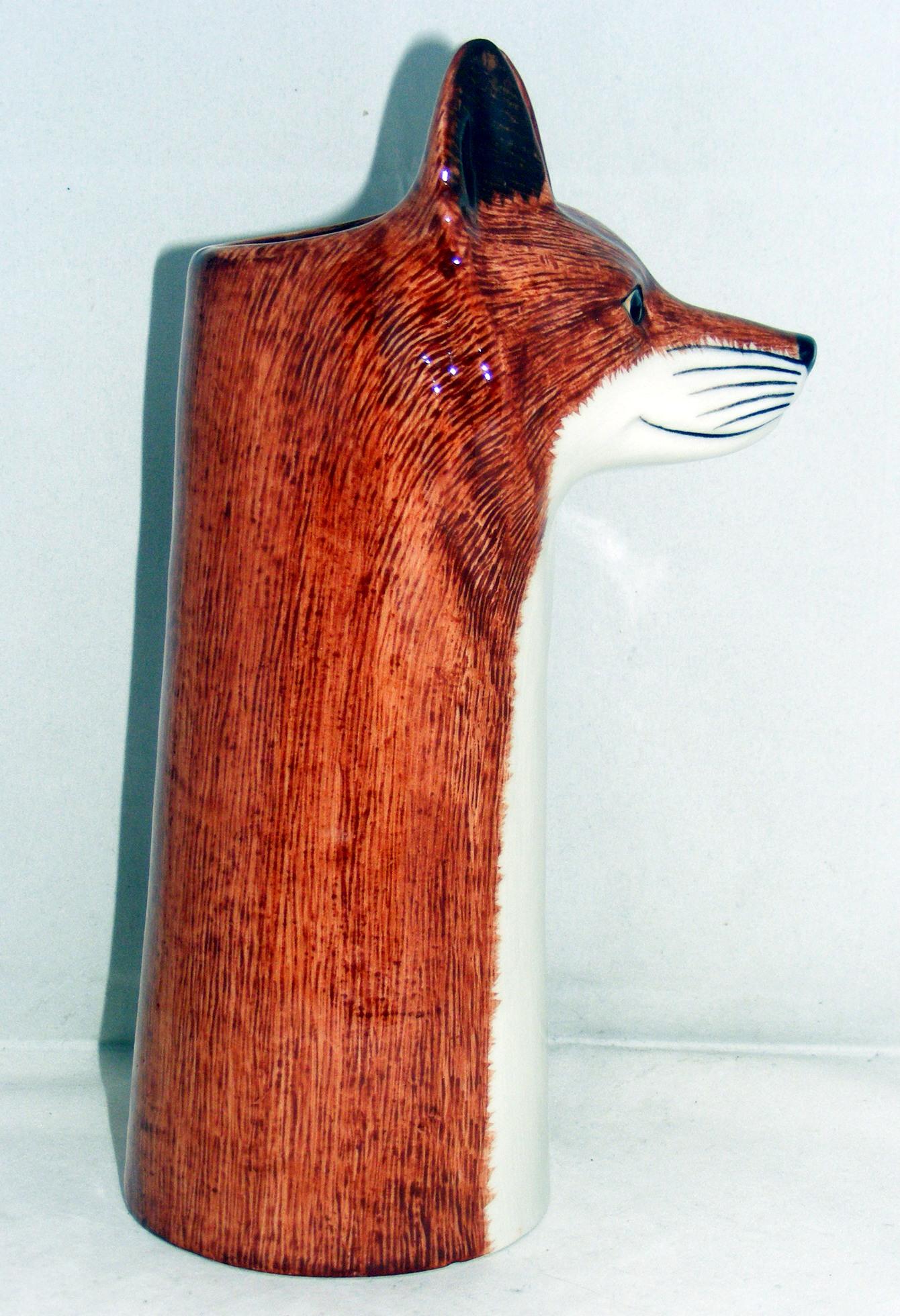 Quail Ceramics Fox Flower Vase Medium 894
