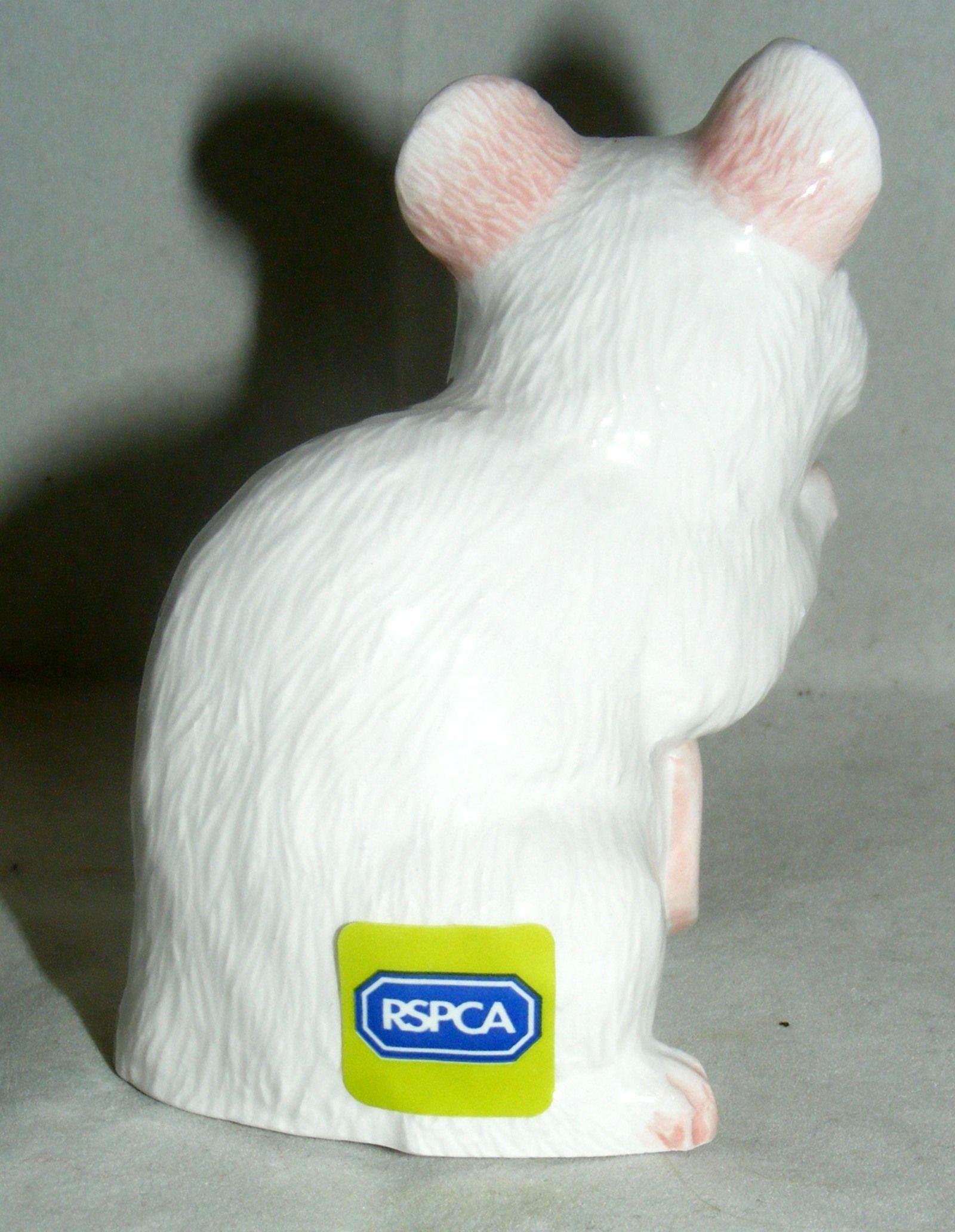John Beswick RSPCA Animal Figure The Adorables Mouse White JBTA7W