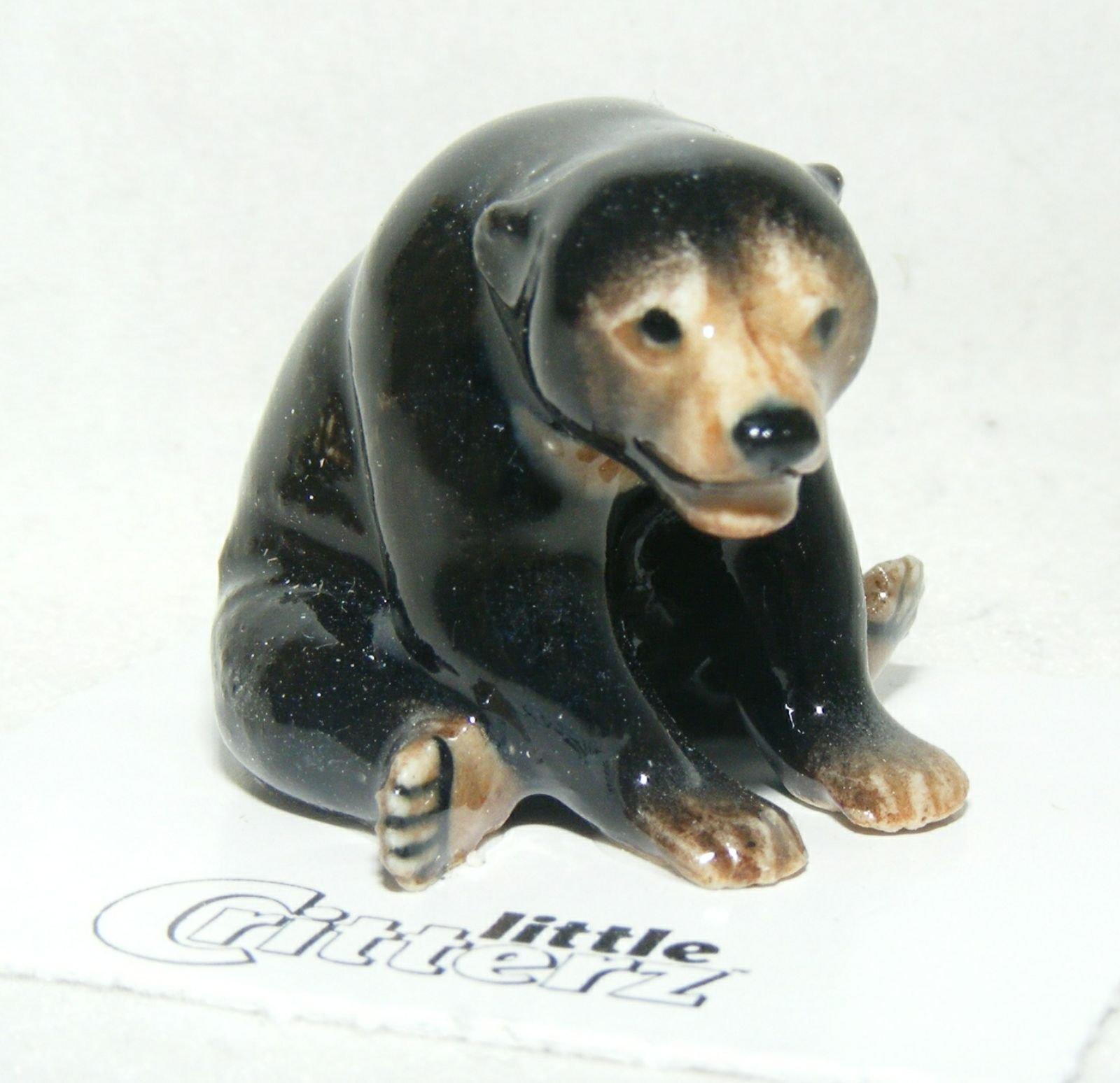 Little Critterz Miniature Porcelain Animal Figure Sun Bear "Malaya" LC929